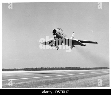 North American FJ-2 "Fury" of Marine Fighter Squadron (VMF) 122. The FJ ...