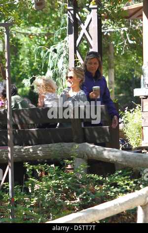 Kristen Bell enjoys a day the at the park with friends Los Angeles ...