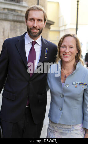 Tjalling ten Cate and Princess Margarita of Bourbon-Parma and their ...