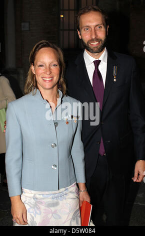 Tjalling ten Cate and Princess Margarita of Bourbon-Parma and their ...