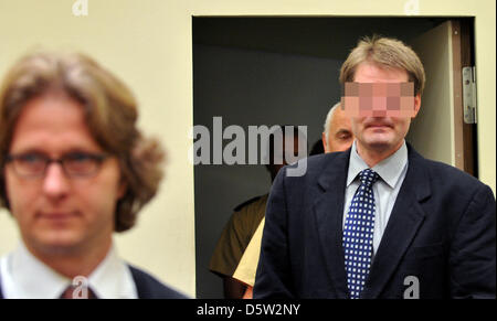 The defendant Gunnar D. who is accused to have murdered his ex-wife and ...