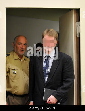 The defendant Gunnar D. who is accused to have murdered his ex-wife and ...