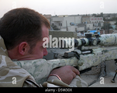 Sniper on the roof Stock Photo - Alamy