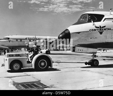 Vickers "Viscount" of Continental Airlines Stock Photo - Alamy