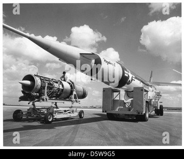 Regulus II cruise missile,launched from the submarine Greyback,pacific ...