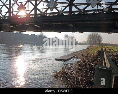 Burton on Trent Ferry Bridge Stock Photo - Alamy