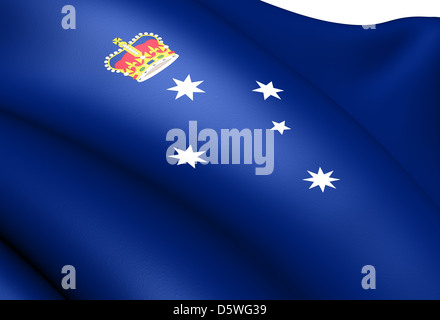 Illustration of Australia state of Victoria badge Stock Photo - Alamy
