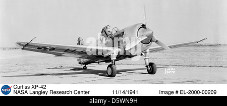 The Curtiss XP-42 was an experimental fighter aircraft developed in the ...