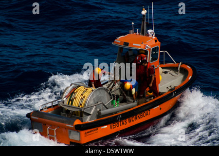 work bout of the seismic Vessel Veritas Vantage going to for ...