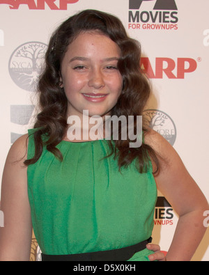 Amara Miller AARP's 11th Annual Movies For Grownups Awards at the ...