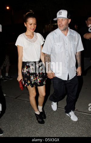 Fred Durst and his girlfriend leave BOA Steakhouse Los Angeles ...
