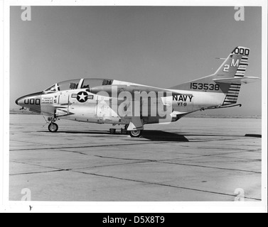 A North American T-2C 'Buckeye' trainer aircraft from Training Squadron ...