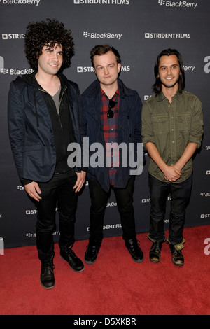 Nathan Ferraro, Daenen Bramberger and Mike Kirsh of The Midway State ...