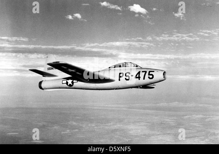 Republic (XP-84) (XP-84A) XF-84 "Thunderjet Stock Photo - Alamy