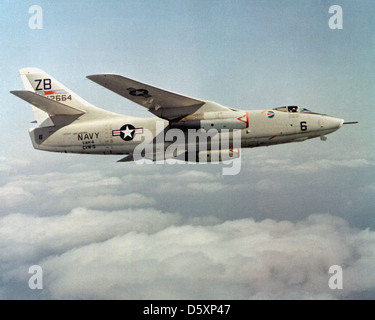 The Douglas A3D-2 Skywarrior was a carrier-based jet bomber used by the ...