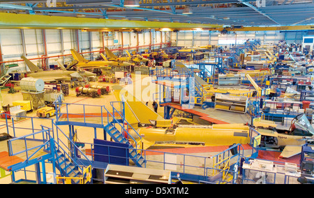 The Eurofighter 'Typhoon' is assembled at the final assembly facility ...
