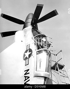 The Canvair XFY-1 Pogo was an experimental VTOL (Vertical Take-Off and ...