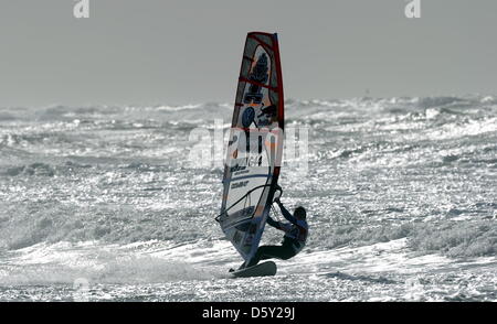 German windsurfer Philip Koester competes in the final of the ...