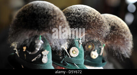 Participants of the 26th Gamsbart Olympics (lit. chamois beard olympics ...