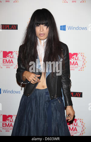 Swedish singer Loreen arrives for the MTV Europe Music Awards (EMA) at ...