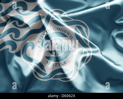 Seattle City Flag Stock Photo - Alamy