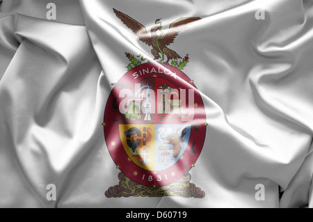 Sinaloa state flag, Mexico Stock Photo - Alamy