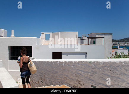 Casa Broner, Ibiza Town, Spain. Architect: Erwin Broner, 1960 Stock ...