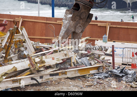 final stages of the demolition of the Imax complex building on ...