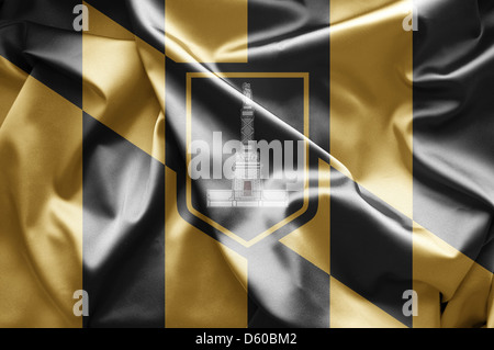 Flag of Baltimore Stock Photo - Alamy