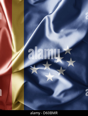 Flag of the city of Durham Stock Photo - Alamy