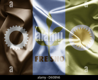 Flag of Fresno Stock Photo - Alamy