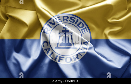 The flag of Riverside City California USA Stock Photo - Alamy