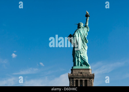 The Statue of Liberty back side Stock Photo - Alamy