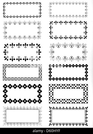 This 1900 catalogue showcases type specimens, borders, ornaments, and ...
