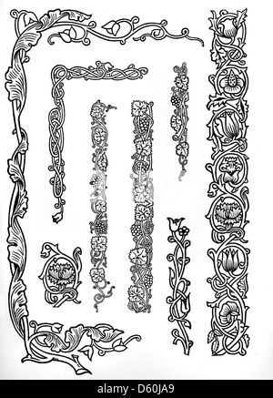 This 1900 catalog features various type specimens, borders, and ...