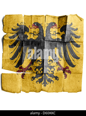 National Flag of the Holy Roman Empire (of Germany) created in grunge ...