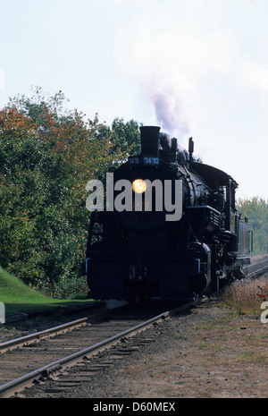 conway scenic railroad with steam engine Stock Photo - Alamy