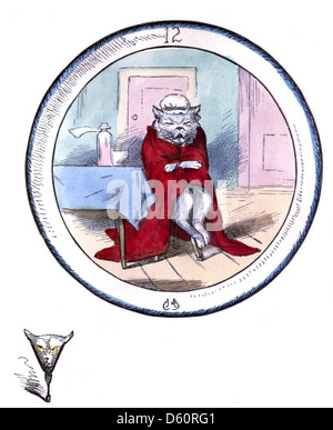 An illustration from the 1860 book 'The Nine Lives of a Cat: A Tale of ...