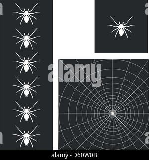 Spider warning sign Stock Photo - Alamy