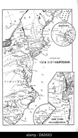 An 1872 map or illustration from 'A Brief History of the United States ...