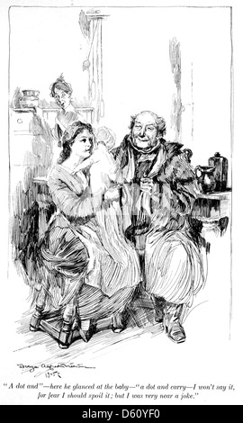 Image from 'The Works of Charles Dickens', featuring a scene from one ...
