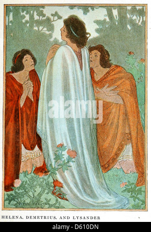A 1907 illustration from Shakespeare's 'A Midsummer Night's Dream ...