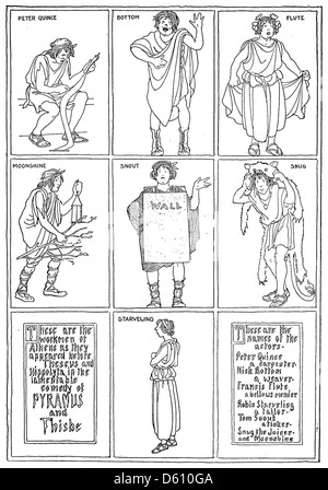 A 1907 illustration from Shakespeare's 'A Midsummer Night's Dream ...