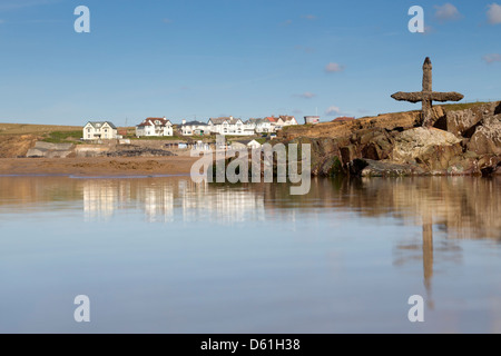 Beach; Near Flexbury; Bude; Cornwall; Remains of an Old Ship;UK Stock ...