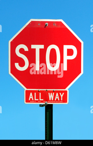 Stop Sign New York Stock Photo - Alamy