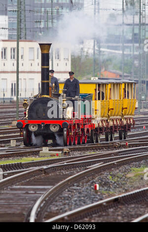 'Adler' locomotive, 1835 Stock Photo - Alamy