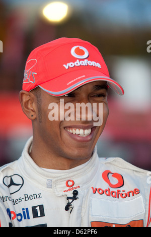 Lewis Hamilton at the Daytona Karting track. Britain's newest Formula ...