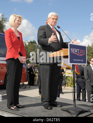 Callista Bisek, Newt Gingrich Republican presidential candidate Newt ...