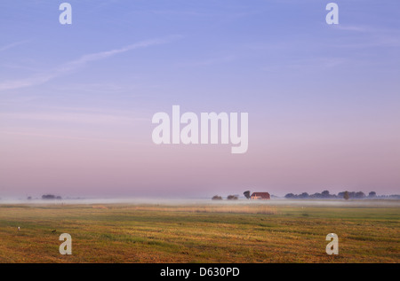 Sunrise on the Farm Stock Photo - Alamy