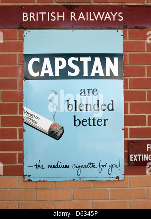 An old advert for Capstan Cigarettes Stock Photo - Alamy